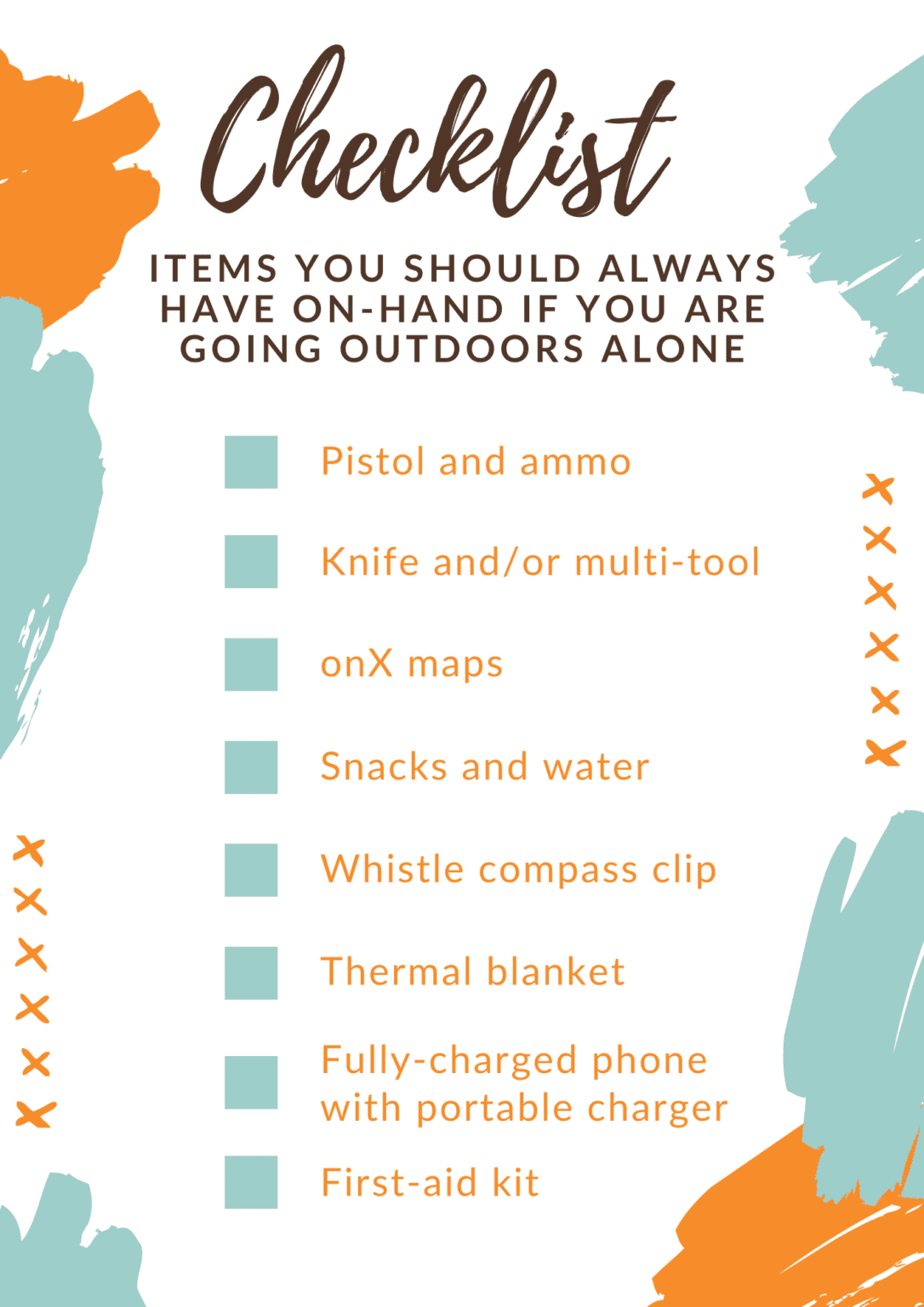 Alone Outdoors: Items You Should Always Have On-Hand